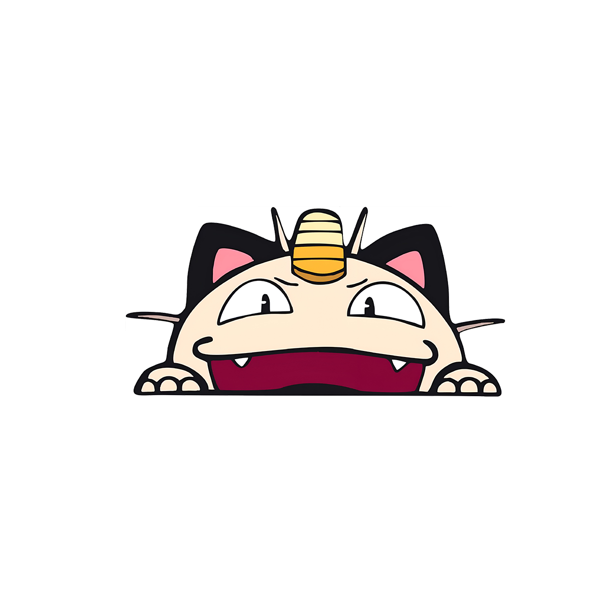 Meowth Sticker – Ninjamo